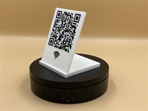 3d Printed Custom Qr Code Wifi Sign Elegant 3d Printed Wifi Qr Code