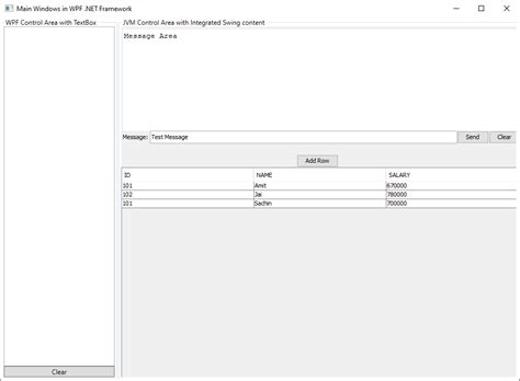 Swtawtswing Embedded In Wpfwindowsforms Jvm Clr Objects Bridge