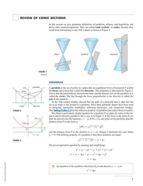 Solution Conic Sections Studypool