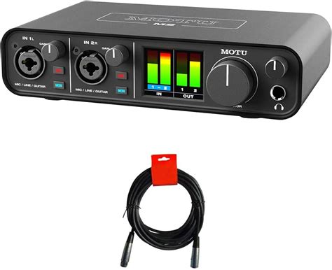 Amazon Com Motu M X USB C Audio Interface With XLR XLR Cable Bundle Musical Instruments