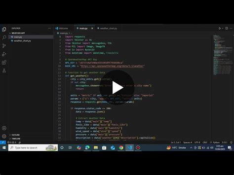 Python Weatherapp Tkinter Coding Openweathermap Gui Projects Apis Fatima Afzal
