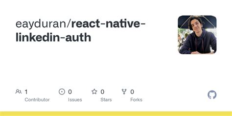 Github Eayduranreact Native Linkedin Auth