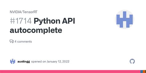 python api autocomplete · issue 1714 · nvidia tensorrt · github