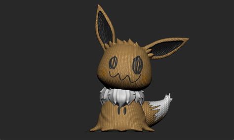Pokemon Mimikyu Eevee 3d Model 3d Printable Cgtrader