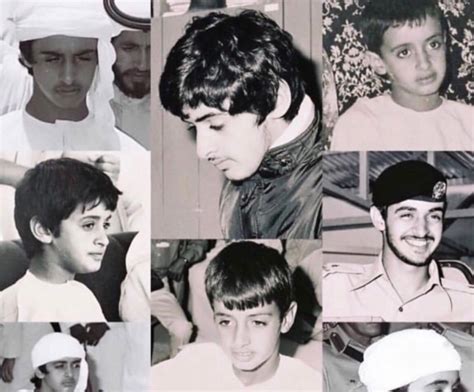 الشيخ حمدان بن الشيخ محمد بن زايد وهو صغير