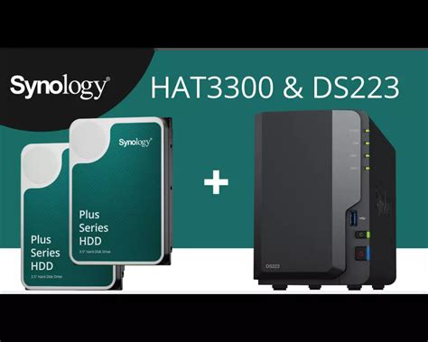 Комплект Synology Nas Server Ds223 с 2 д 800485 Ds223 2xhat3300 4t на топ цена Pic Bg