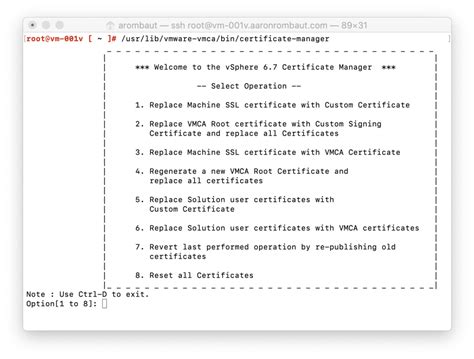 vmware esxi ssl certificate signing request csr bits bytes