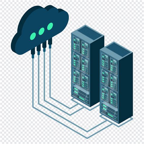 Cloud Technology Computing Concept Data Center Concept Cloud Storage