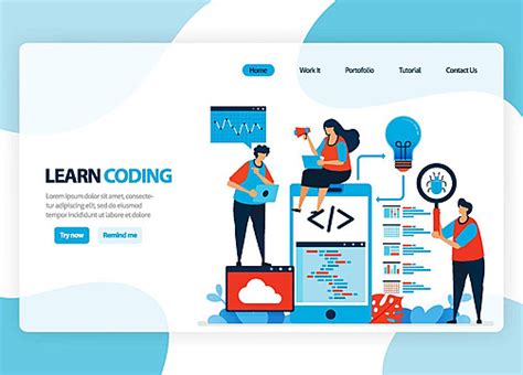 Flat Illustration For Programming Homepageapp Development Function Code
