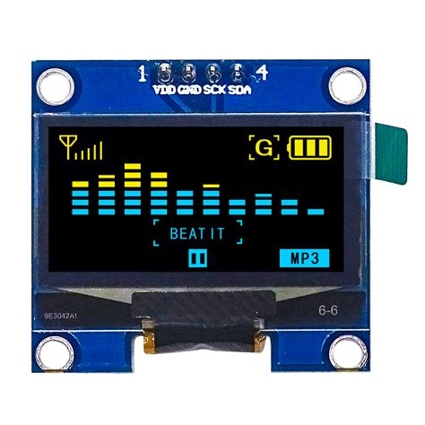 1 3 Oled Module 1 3 Inch Display Module White Blue 128x64 Iic I2c Com