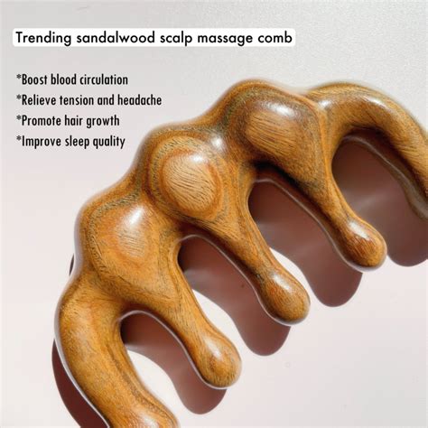 Shop Sandalwood Scalp And Facial Gua Sha Set L Tanmucare