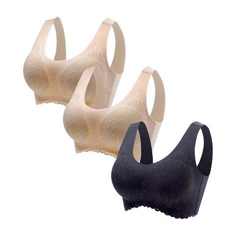 Bigersell Pregnancy Bra Support Wireless Bra Ladies Bras Lace Bra Style B30 Cupless Bra Women