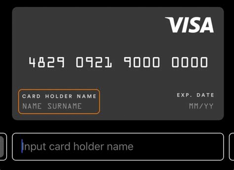 Tinycreditcard A Clear And Animated Credit Card Input Workflow