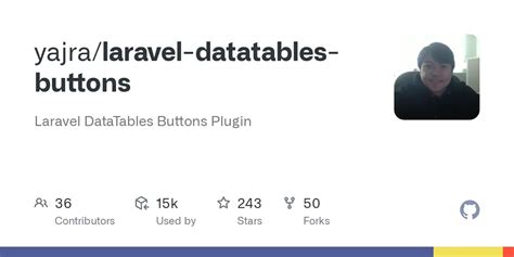 Laravel Datatables Buttons Plugin