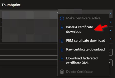 Retrieving Sha256 Thumbprint Fingerprint For Saml Sso Certificates