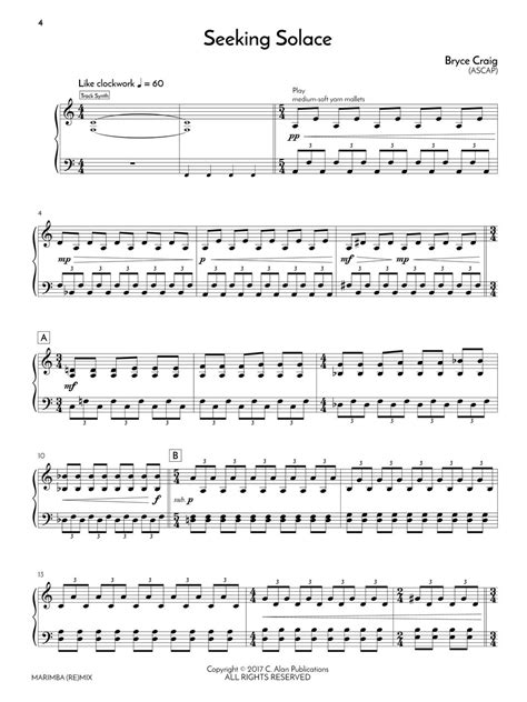 Marimba Chart At William Chaffin Blog