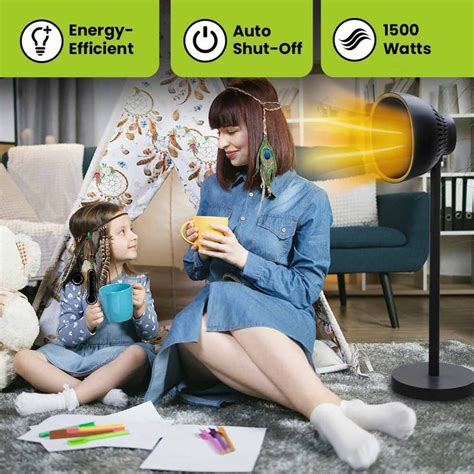 Oscillating Heater 65 Rotation Remote Control Gorilla Gadgets Remote Heater Oscillating