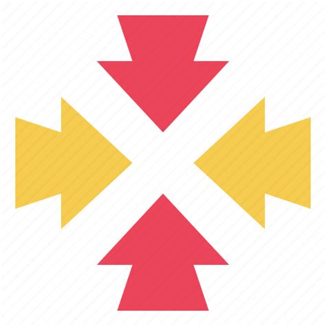 Arrow Minimize Resize Scale Screen Square Icon Download On Iconfinder