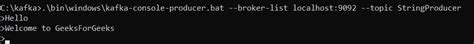 Spring Boot How To Consume String Messages Using Apache Kafka Geeksforgeeks