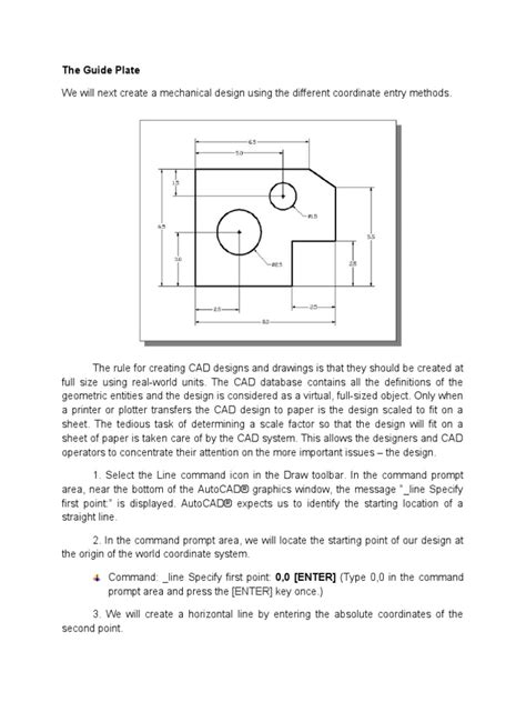 Cad Coordinate System Exercise Pdf Menu Computing Computer Aided Design