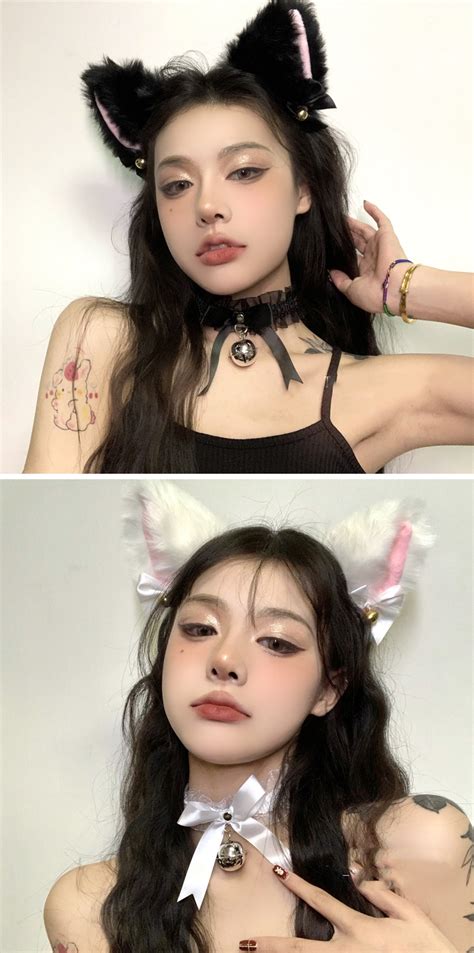 무배 오늘출발 큐티 고양이 귀 머리띠 할로윈 코스튬 놀이동산 헤어밴드