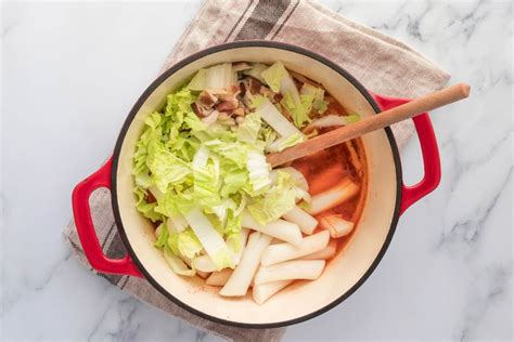 Spicy Korean Rice Cakes Duk Boki Recipe