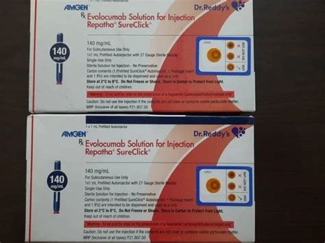 Repatha Evolosumab 140 Mg Injection At Rs 7000 Piece Evolocumab Injection In Udaipur Id