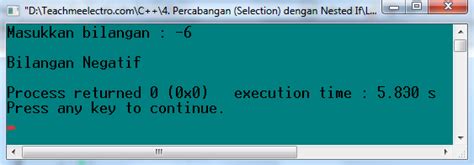 Percabangan Nested IF C Disertai Contoh Tugas Dan Jawaban TeachMeSoft