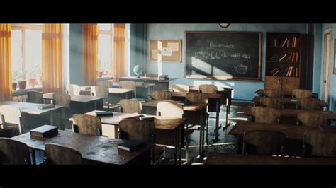 Abandoned Classroom Cinema 4d Redshift Breakdown Rredshiftrenderer