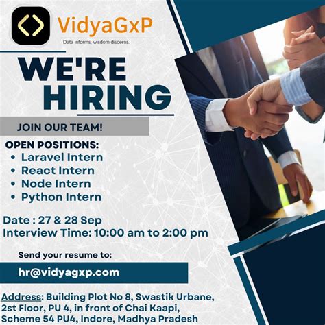 Vidyagxp On Linkedin Internship Opportunity At Vidyagxp Private Limited Vidyagxp Private
