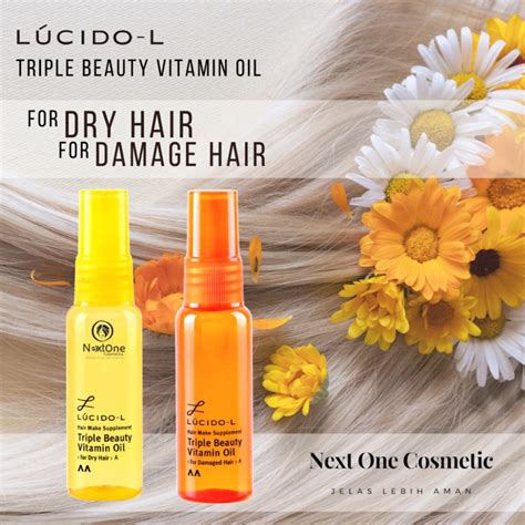 Jual Lucido L Triple Beauty Vitamin Oil 30ml Shopee Indonesia