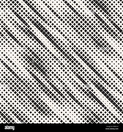 Modern Stylish Halftone Texture Endless Abstract Background With Random Size Squares Vector