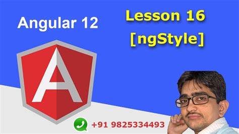 Angular 12 Tutorial In Hindi Lesson 16 How To Use Ngstyle Attribute Directive Urdu