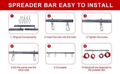 Spreader Bar Sex Toys BDSM Bondage Restraints Sex Furniture Restraints Kit With Leather