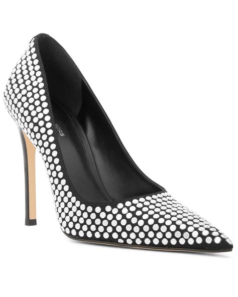 Michael Kors Michael Elyse Pointed Toe High Pumps In Black Lyst