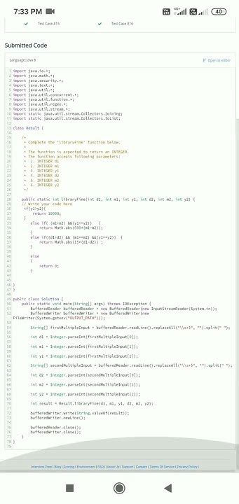Library Fine Hackerrank Solutionjavayoutubeshortsviralshorthackerrank Youtube
