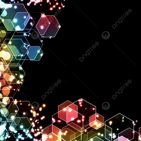 Hexagon Bokeh Light Glow Bright Photo Background And Picture For Free Download Pngtree