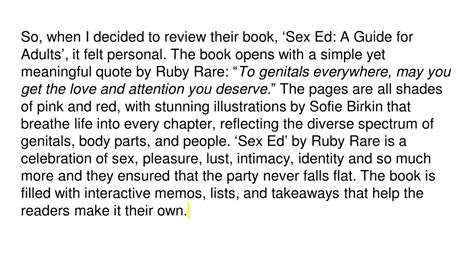 Ppt Pleasure Is A Party With Ruby Rares Sex Ed Thatsassything