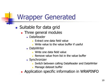 Grid Based Data Integration With Automatic Wrapper Generation Ppt Download