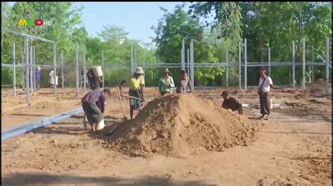 ဒုတိယဗိုလ်ချုပ်မှူးကြီး စိုးဝင်း ဝန်ကြီးဌာနများမှ ယာယီရုံးခန်းများကို Modular House များဖြင့် တည