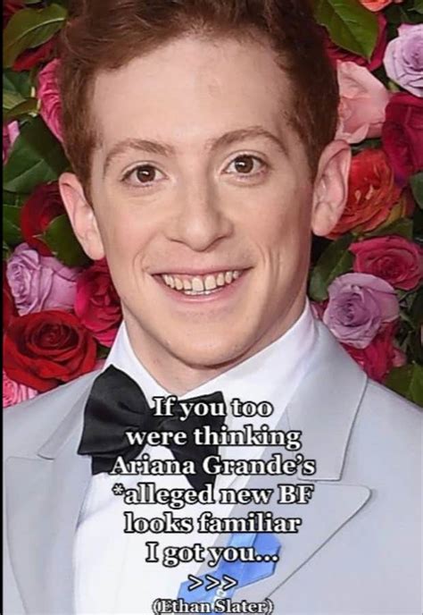 Ariana Grande S New Babefriend Ethan Slater Looks Just Like Her Brother Frankie Grande YourTango