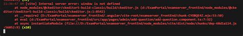Typescript Internal Server Error Window Is Not Defined Error Coming