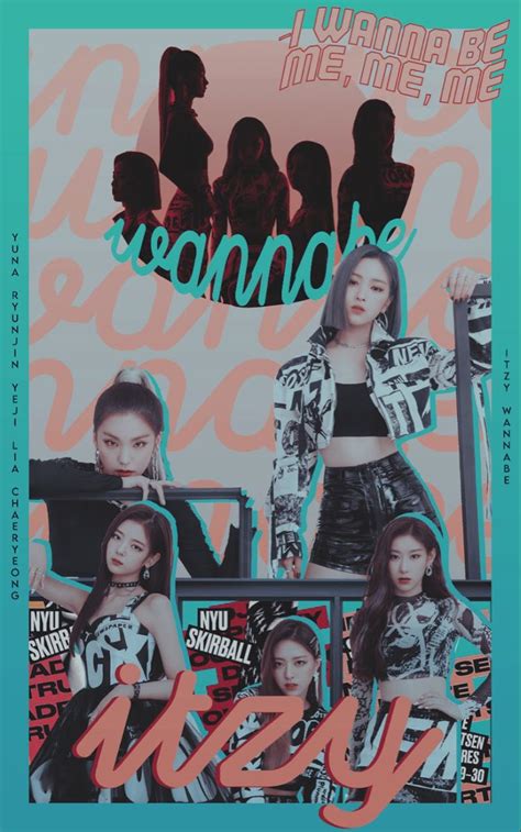 Itzy ‘wannabe Poster Fotos K Idol