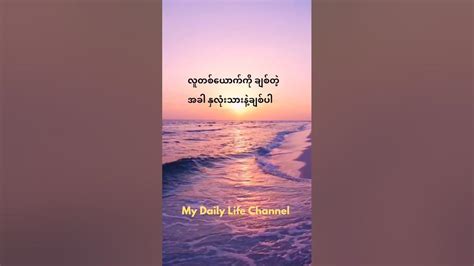 လူတစ်ယောက်ကို ချစ်ရင်နှလုံးသားနဲ့ချစ်ပါ Shortsfeed Love Relationship