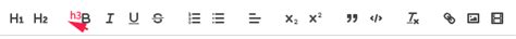 Why Not Provide A H3 Icon Issue 2381 Quilljs Quill GitHub