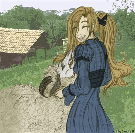 A Happy Farm Girl By Roseandthorn On Deviantart