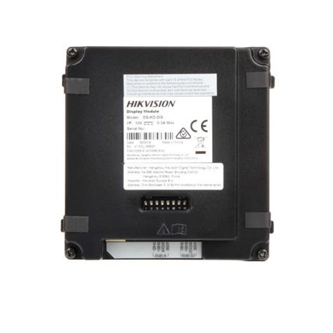 Hikvision Ds Kd Dis Scrolling Menu Module Display Diiiz