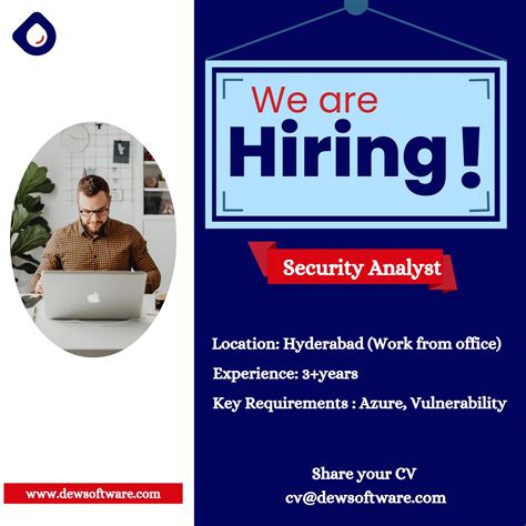 dew software on linkedin securityanalyst hyderabad azure hyderabadjobs dewsoftware applynow