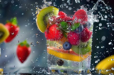 Premium Photo Refreshing Array Of Fruit Beverages Highdetailed Drink