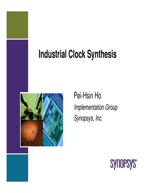 Clock Tree Synthesis Cts Pdf Electricity Electrical Circuits